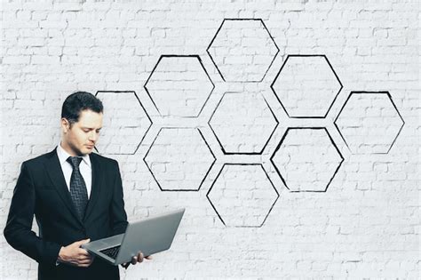 Premium Photo Businessman Using Laptop