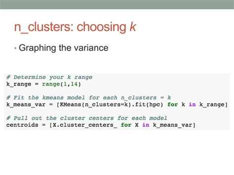 k means clustering with scikit learn ppt