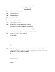 CSCI 40 Chapter 7 Homework CSCI 40 Chapter 7 Homework Section Questions 7 1 Q Define The