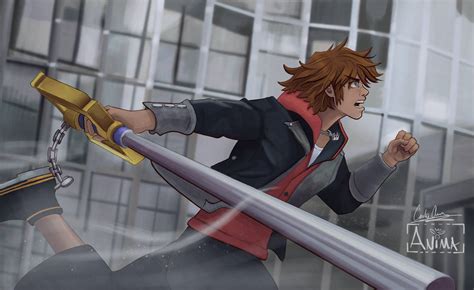 Kh4 Quadratum Sora Screencap Illustration By Animaxvi On Deviantart