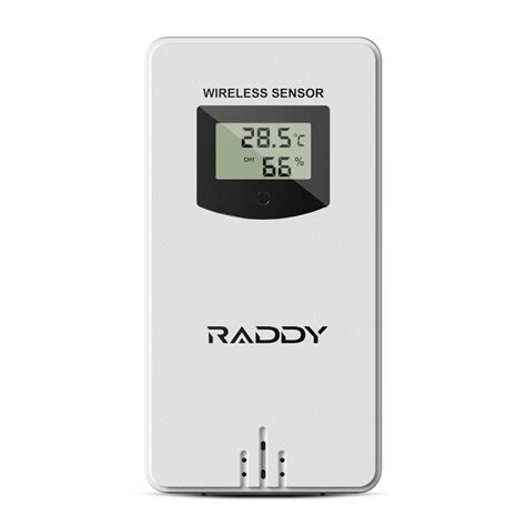 Raddy R3 Remote Sensor For Dt6 Wm6 Wf 55c Pro Weather Station Radioddity