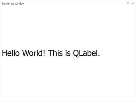 GitHub Qt Widgets Borderless Frameless Window DWM