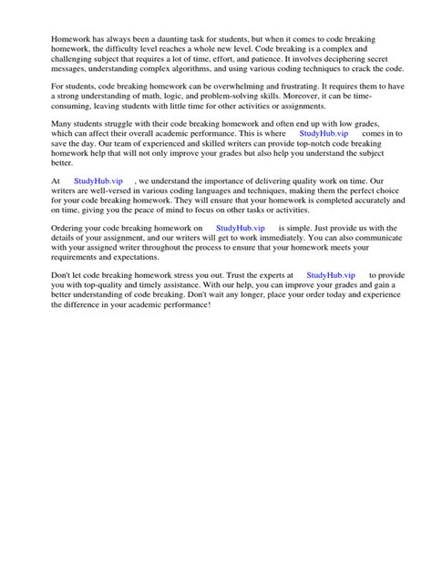 Code Breaking Homework Pdf Cryptanalysis Worksheet