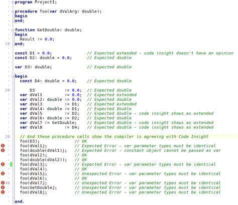 Inline Variables Implicit Doubles Rtl And Delphi Object Pascal