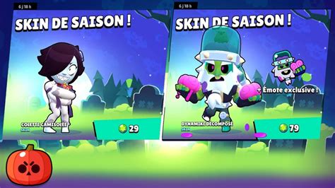 Brawl Stars Jachète Colette Camisolée Et Dynamike Décomposé Youtube