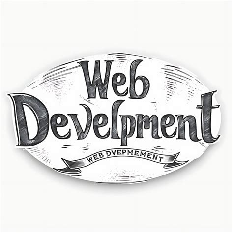 Calligraphy Design Of The Text Web Development Text Must Hav Tattoo Ink Decor Cnc Tshirt Frame