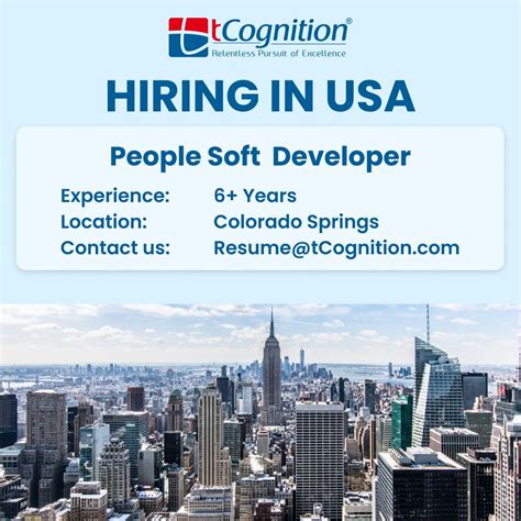 Tcognition On Linkedin Hiring Peoplesoftcampussolutionsdeveloper Tcognition Business