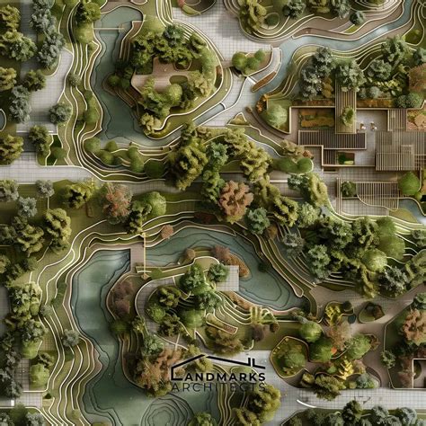 Topography Site Plan Landscape Architecture Planning Cultural