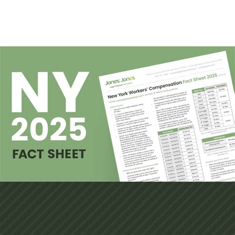 Ny Workers Comp Fact Sheet 2025 Jones Jones Llc