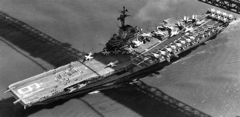 Uss Hancock Cva Cv 19 Essex Class Aircraft Carrier Us Navy