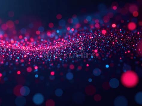Dynamic Binary Code Abstract Background A Futuristic Visual Feast Of Glowing Data Streams Stock