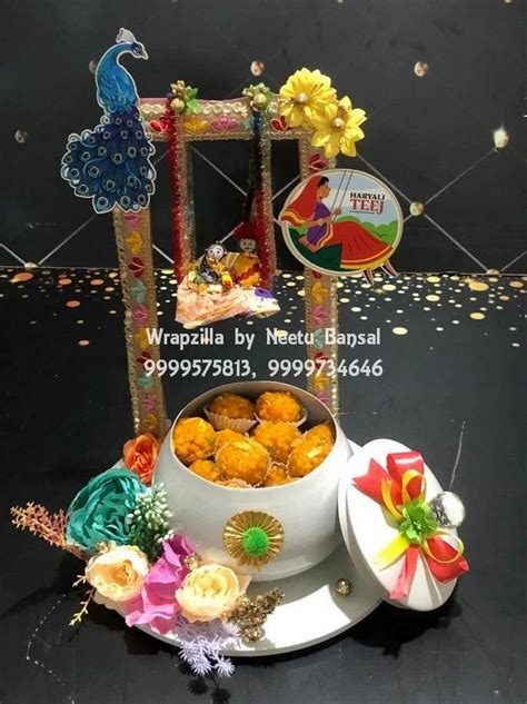 Wrapzilla Brown Teej Festival T Hamper Packing At ₹ 450piece In New