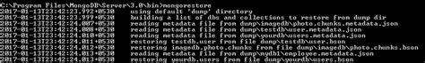 jmse how to create backup of mongodb backup and