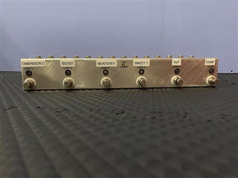 Loop Master 6 Loop Switcher True Bypass Pedalboard Switcher Reverb