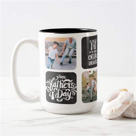Fathers Day Photo Collage Mug Zazzle