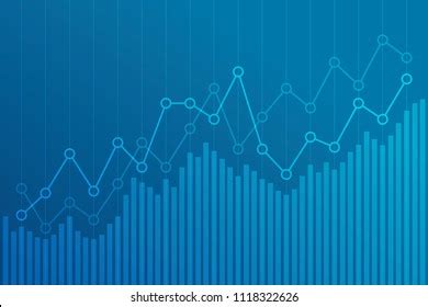 Abstract Financial Chart Uptrend Line Graph Stock Vector Royalty Free Shutterstock
