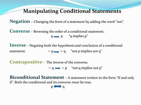 ppt mathematical reasoning and logical statements powerpoint