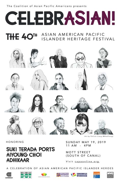 Retro Asian Leaders Set Of 8 Printable Posters Aapi Heritage Month