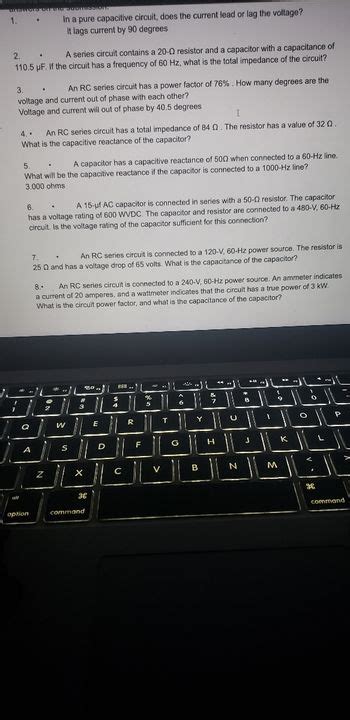 Answered 2 A Series Circuit Contains A 20 Resistor And A Capacitor With A Capacitance Of 110