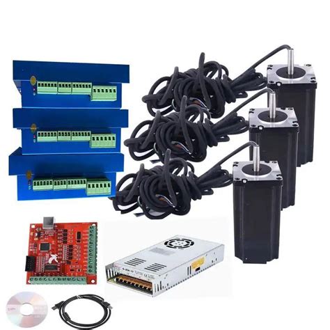 CNC Router Electronic Kit NEMA Closed Loop Stepper CNC Router Electronic Kit And Motors