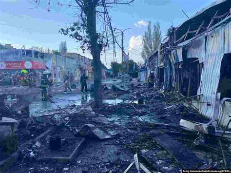 МВС удар РФ по ринку в Костянтинівці у «годину пік забрав життя 16 людей фотосвідчення