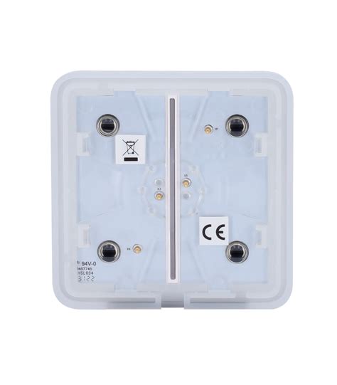 Touch Panel For Double Light Switch Graphite Colour