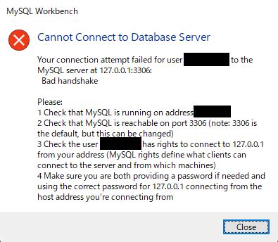 プログラムしたいねん MySQL Workbench では MySQL に接続できない