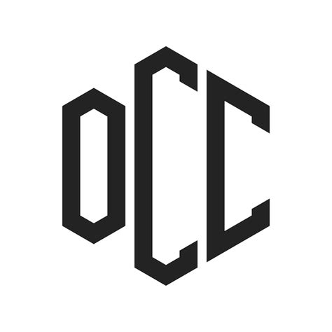Premium Vector Occ Logo Design Initial Letter Occ Monogram Logo Using
