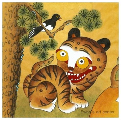 민화그림까치호랑이민화배우는곳민화그리기그리기쉬운민화전통민화현대민화수원용인동탄오산민화영통민화수원취미미술수원동양화화실 네이버 블로그