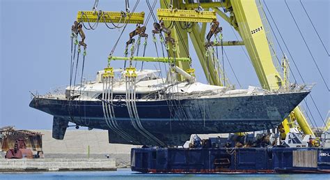 The Bayesian Salvage Timeline Yacht Resurfaces Megayacht News