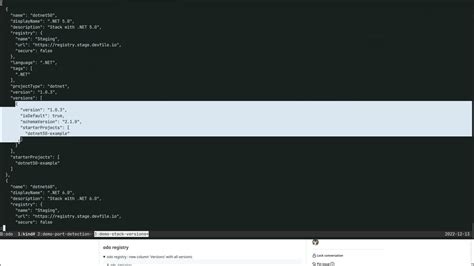 Listing Devfile Stack Versions Youtube