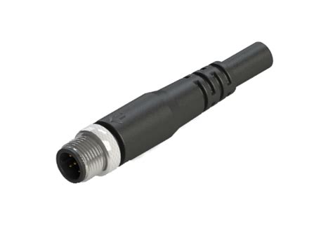 방수 Ip66 ~ 68 M12 D 코드 5핀 수 케이블 어셈블리 커넥터 D12d M105sm Holin