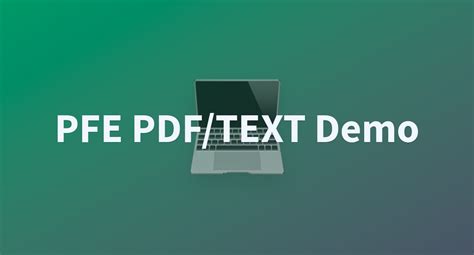 Pfe Pdftext Demo A Hugging Face Space By Ysnhdn