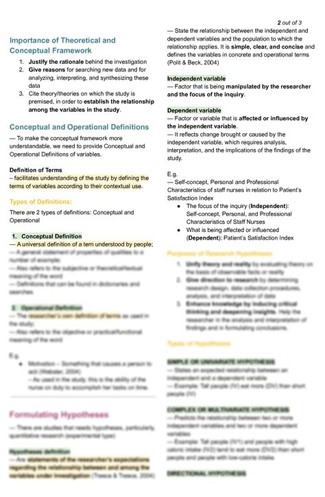 Nursing Conceptual Framework