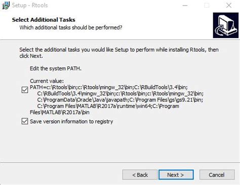 R Unable To Install Rtools And Configure The Path Correctly Stack Overflow