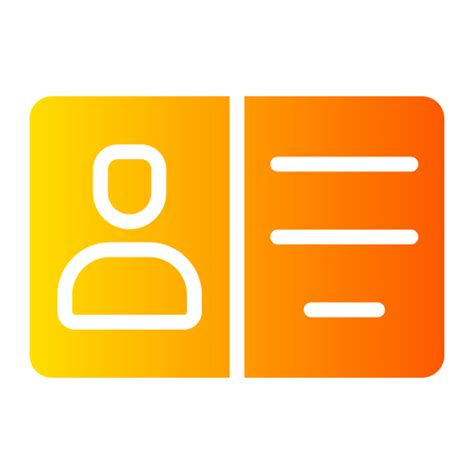 Pass Generic Flat Gradient Icon