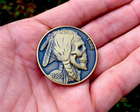 Navy Seal Team 6 Devgru Nsw Gold Indian Skull Tribe Bone Frog Challenge