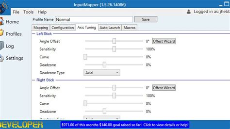 InputMapper DS4 DualShock 4 Input Mapper That Allows You To Connect Your PS4 Gamepad To