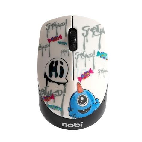 Nobi เมาส์ Wireless Optical Mouse Nm 68 White Th