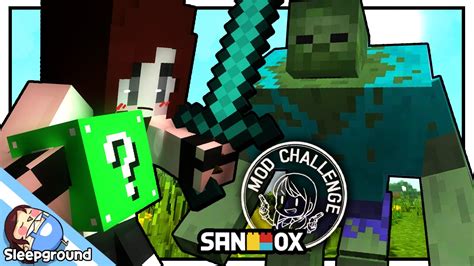좀비의 침공 마인크래프트 모드 챌린지 돌연변이 좀비 Mod Challenge 잠뜰 Youtube