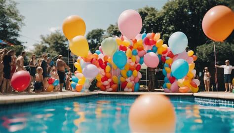 Birthday Splash Swimming Pool Birthday Party Ideas Free Floating