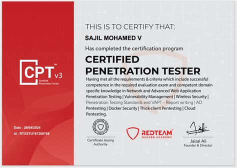 Sajil Mohamed On Linkedin Cybersecurity Penetrationtester Cpt Ceh