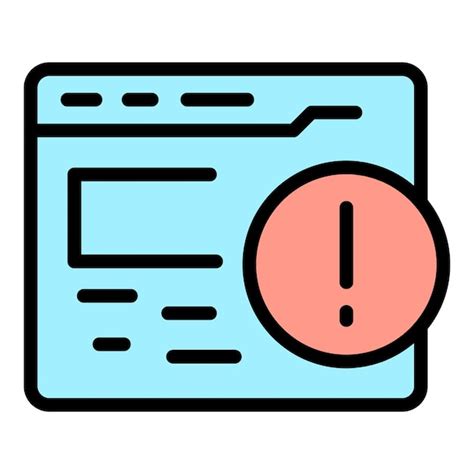Premium Vector Webpage Malware Icon Outline Webpage Malware Vector Icon Color Flat Isolated