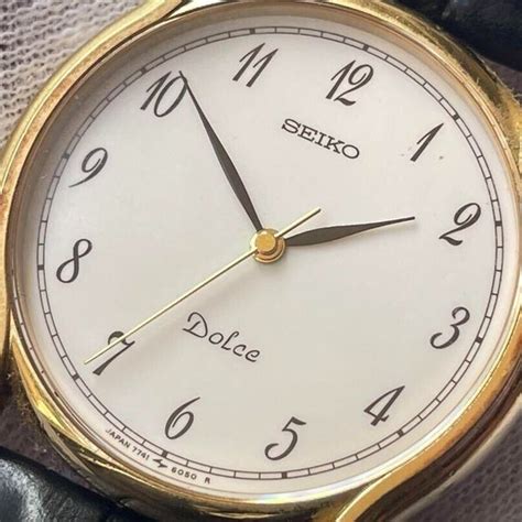 Seiko Dolce 7741 6030 White Dial Quartz Mens Watch Watchcharts