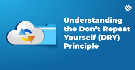 The Dont Repeat Yourself Dry Principle Aspire Systems Poland Blog