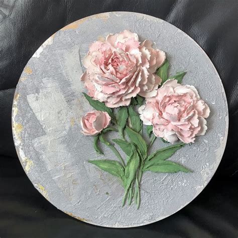 Скульптурная живопись On Instagram Город Пионы Второе панно У меня сложился целый рассказ