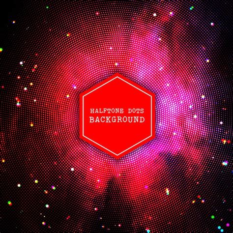 Free Vector Abstract Background With A Halftone Dots Design