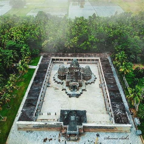 The Known India Aerial View Of Chennakesava Temple