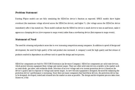 Printable Problem Statement Templates MS Word ᐅ TemplateLab