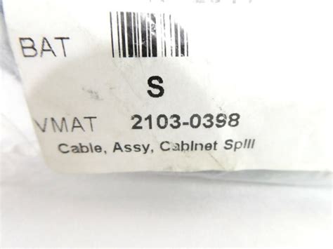 Asm Advanced Semiconductor Materials 2103 3615 Cabinet Spill Cable New Semiconductor Spares Store